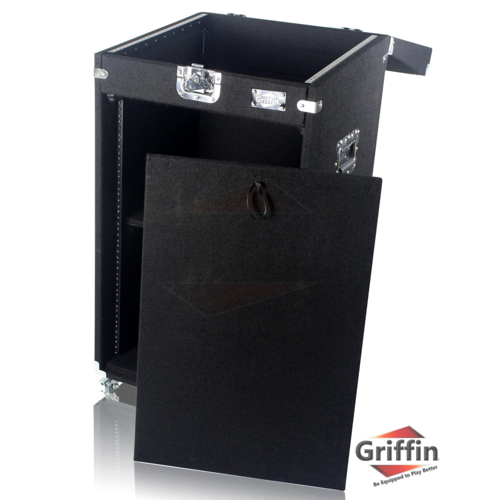 Rackmount Studio Mixer Cabinet Road Case By Griffin – 25U Pro-Audio ...