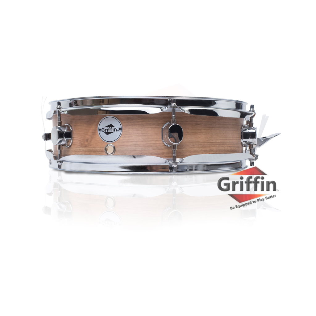 Piccolo Snare Drum 13" x 3.5" by Griffin | 100% Poplar Shell with Oak ...