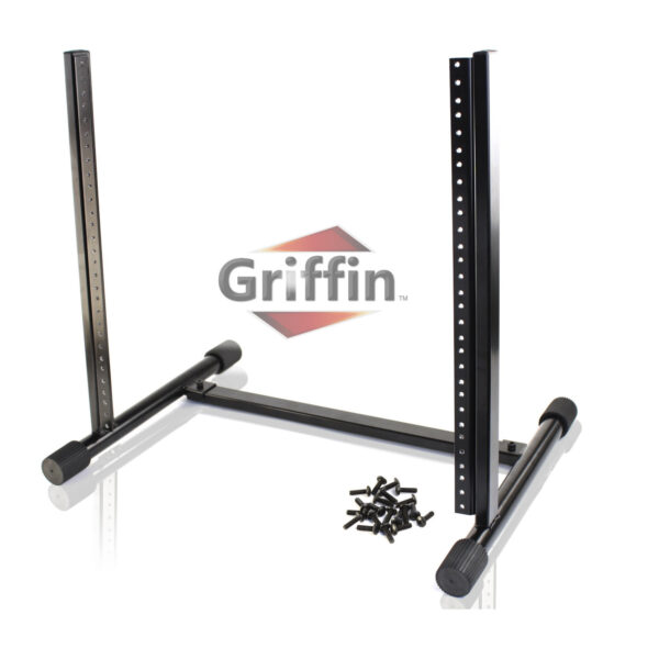Rack Mount Stand with 10 Spaces by Griffin | Music Studio Recording ...