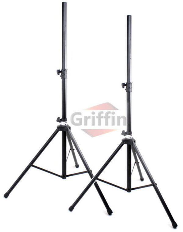 PA Speaker Stands Set Pro-Audio Tripod DJ Monitor Stage Stand 110 LB ...