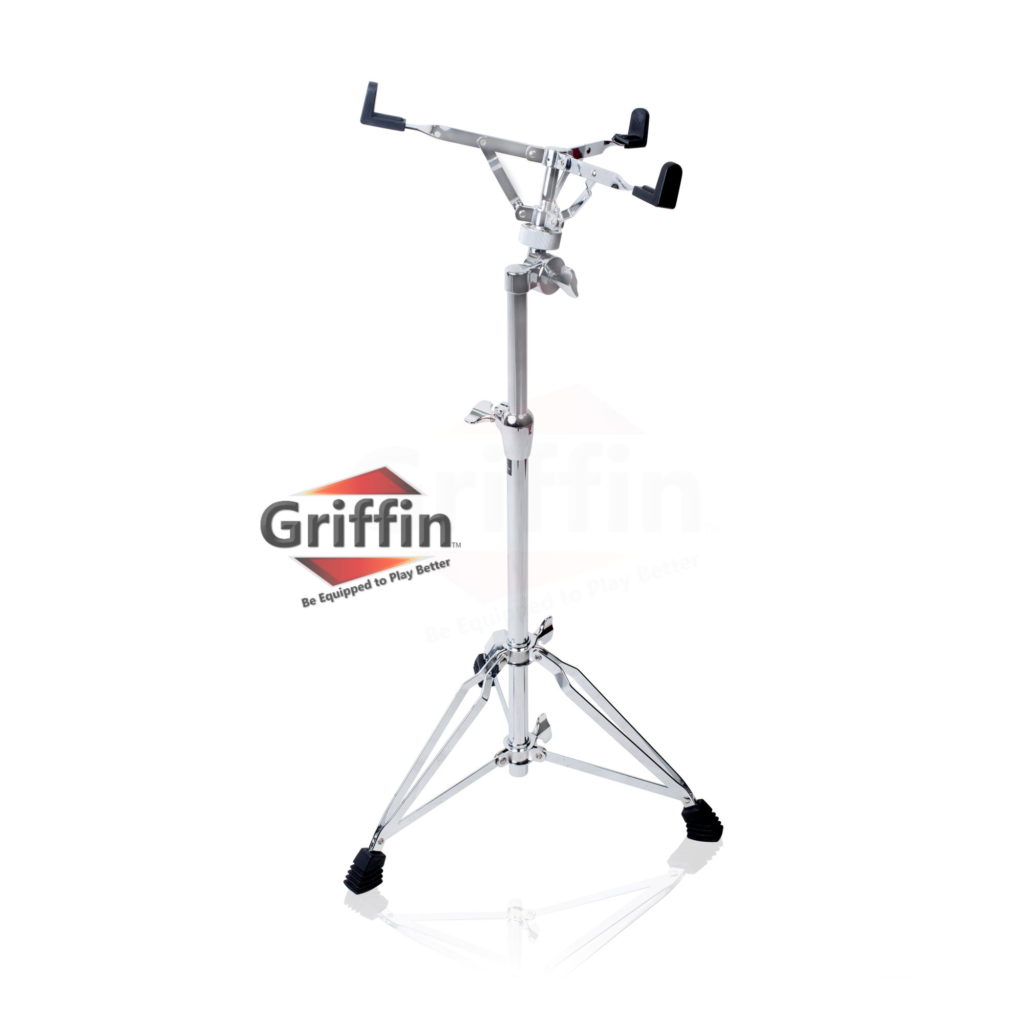 Extended Height Snare Drum Stand by Griffin – Tall Adjustable Height ...