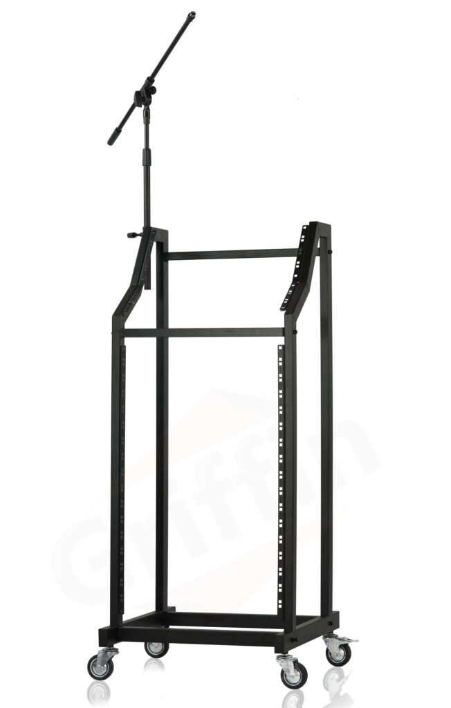 Rack Mount Cart Stand and Adjustable Top Mixer Platform Mount 25U by ...