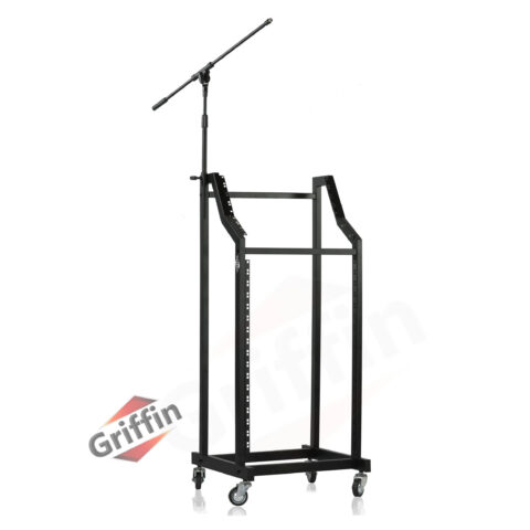 Rack Mount Stand with 10 Spaces by Griffin | Music Studio Recording ...