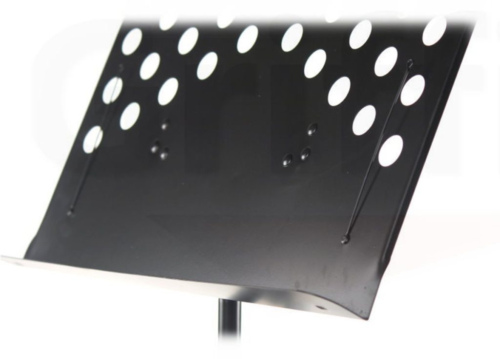 2 Pack Music Stand Deluxe CONDUCTOR Sheet Metal Tripod Folding Stage ...