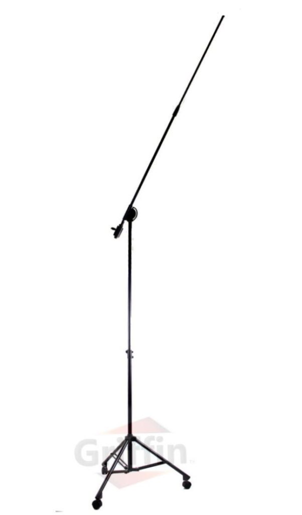 Professional Studio Rolling Microphone Boom Stand with Casters by ...
