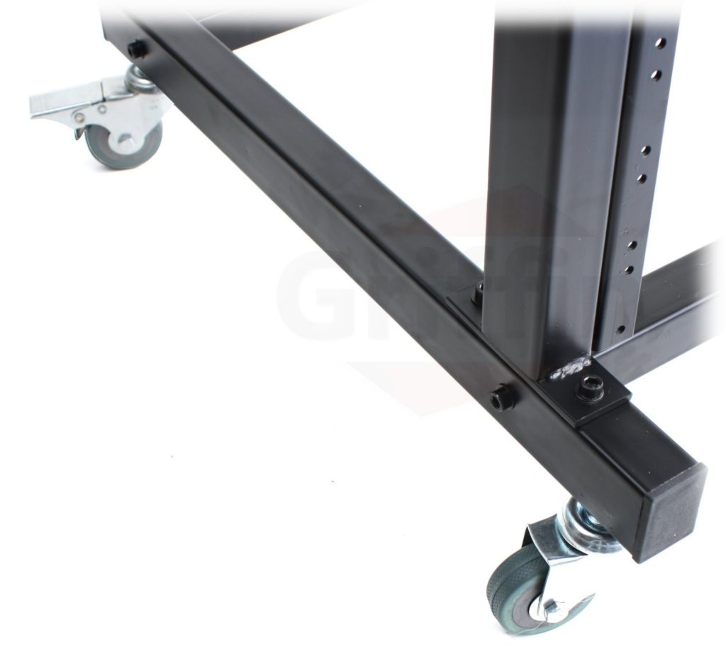 Rack Mount Rolling Stand and Adjustable Top Mixer Platform Mount 19U by ...