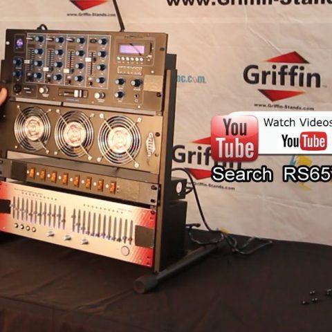 Rack Mount Stand with 10 Spaces by Griffin | Music Studio Recording ...