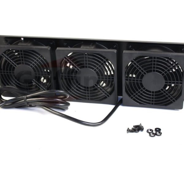 Rackmount Cooling Fan by Griffin – 3U Ultra-Quiet Triple Exhaust Fans ...