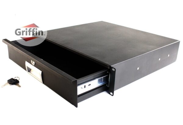 Recording Studio Rack Mount Drawer 2U by Griffin | Pro Audio Deep Rack ...