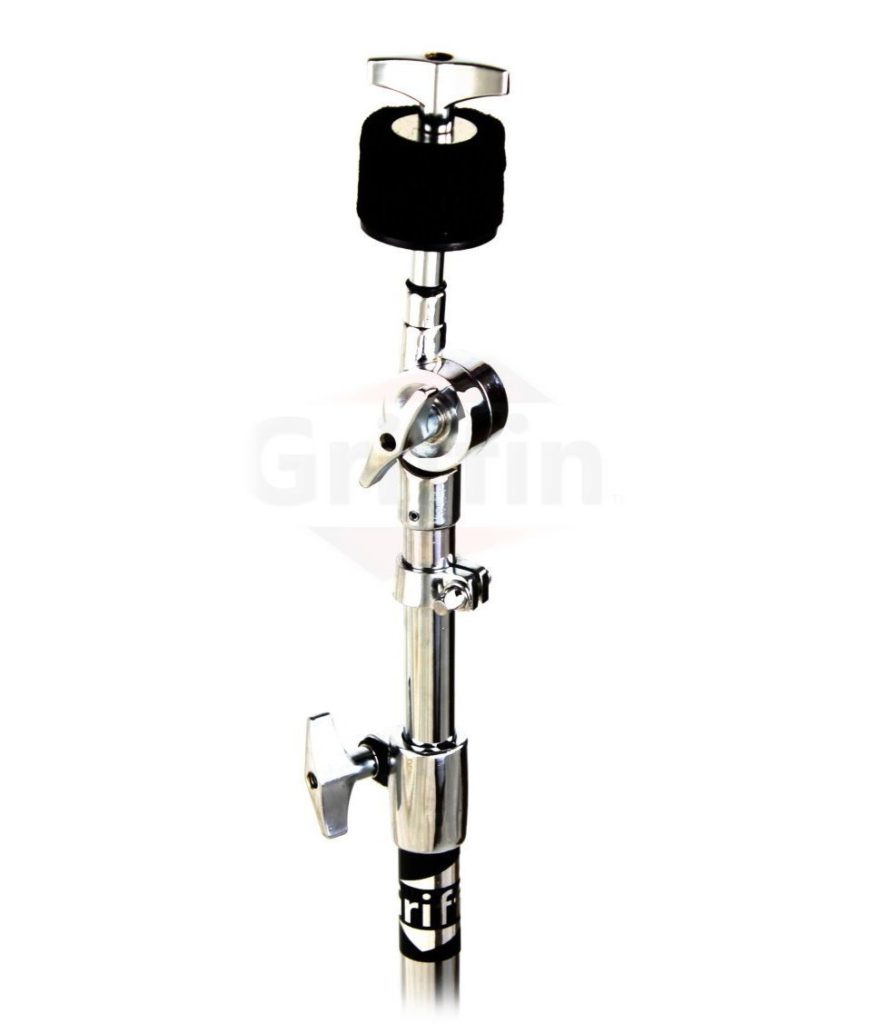 Straight Cymbal Stand (2 Pack) by Griffin | Double Braced Legs, Slip ...