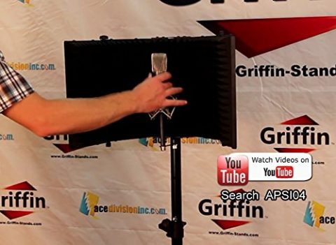 Studio Microphone Soundproofing Acoustic Foam Panel by Griffin ...